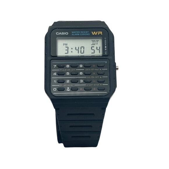 Casio | Accessories | Casio Data Bank Mens Watch Digital Calculator ...